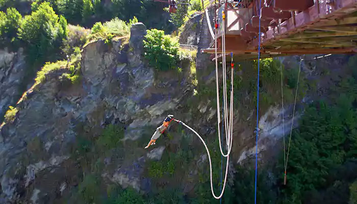 5 places to Try Bungee Jumping in India